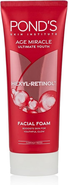 Pond's, Age Miracle, Ultimate Youth, Hexyl-Retinol, Facial Foam, 100 g ...