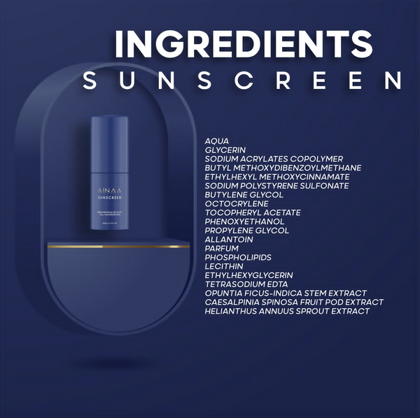 Ainaa Beauty, Sunscreen, SPF50 PA ++ 20ml – Al Barakah Health & Beauty Mart