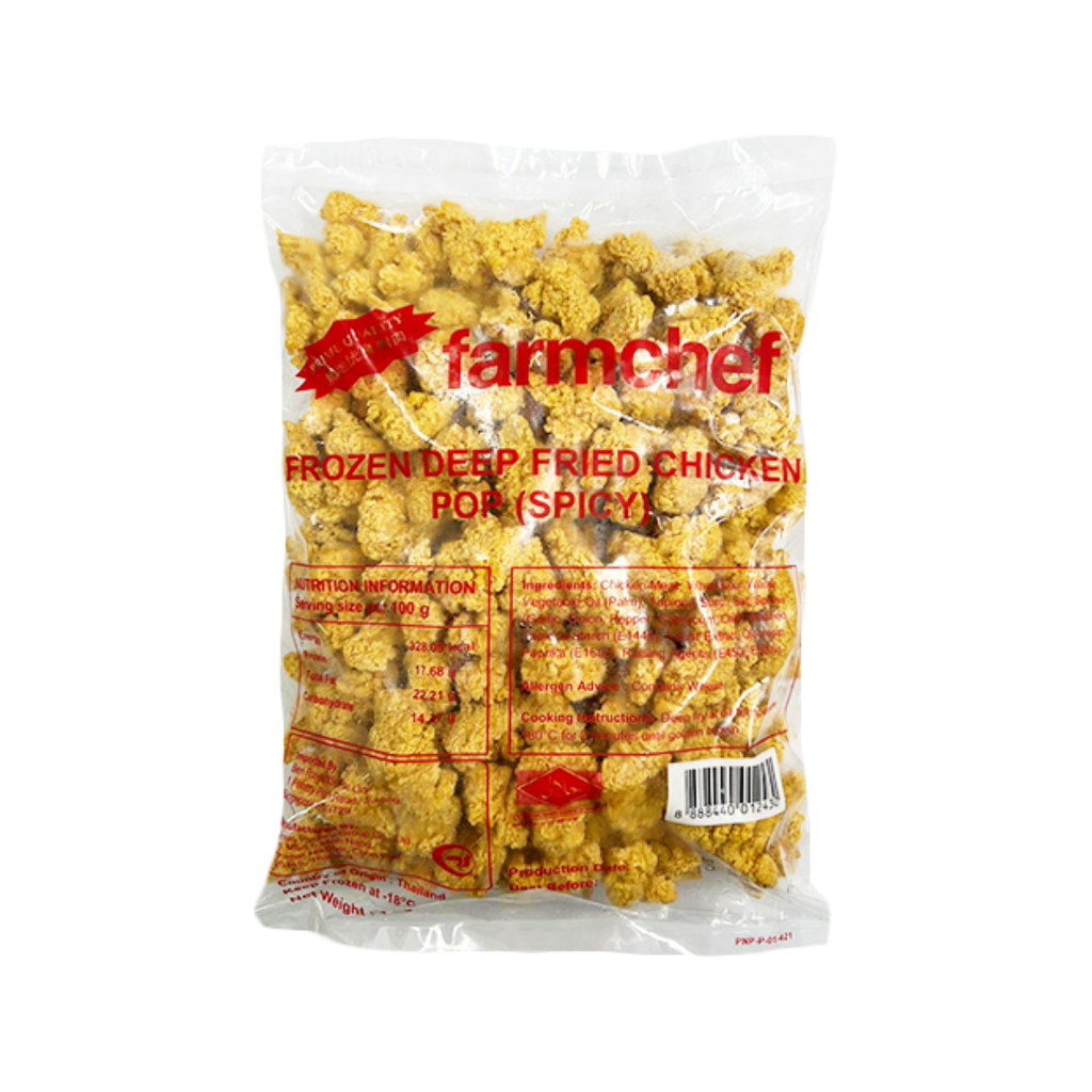 Farmchef, Frozen Fully Cooked Chicken Pop (Spicy), 1 kg – Al Barakah ...