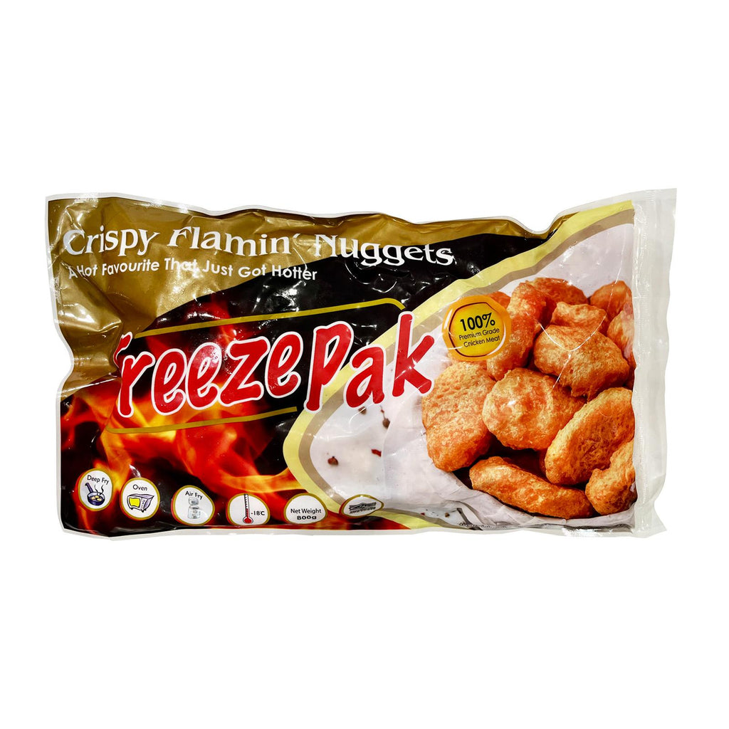 Freeze Pak, Crispy Flaming Nuggets, 800 g – Al Barakah Health & Beauty Mart