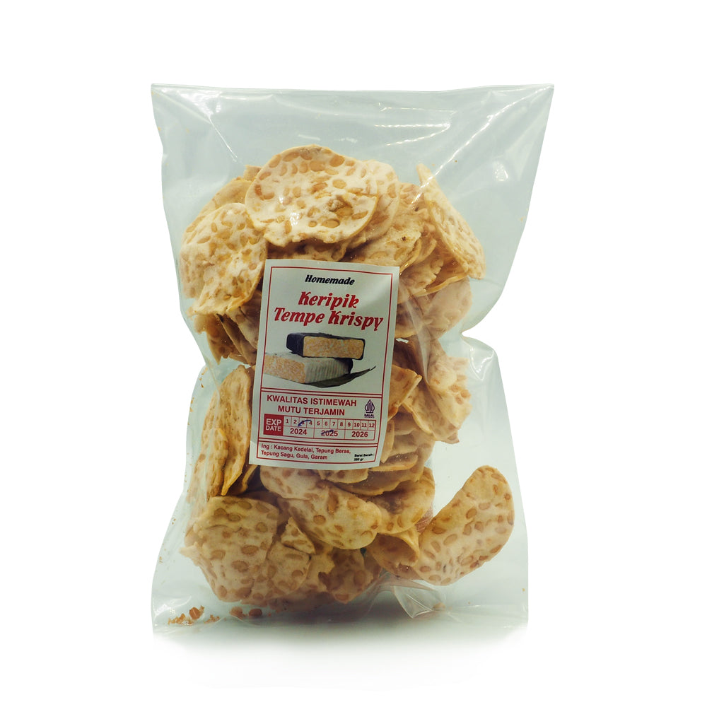 Homemade, Keripik Tempe Bulat, Krispy 250 gr – Al Barakah Health ...