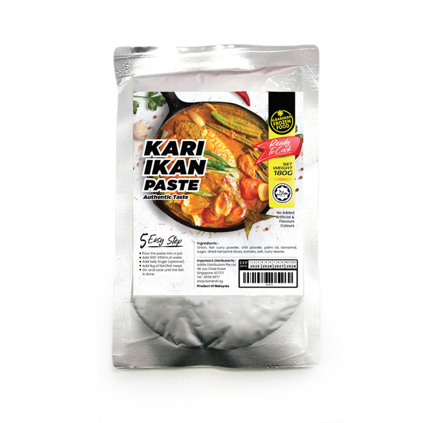 Al Barakah Frozen, Kari Ikan Paste,180 g – Al Barakah Health & Beauty Mart
