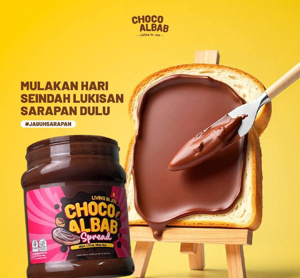 Choco Albab Hazelnut Spread With Cocoa 350 g – Al Barakah Health ...