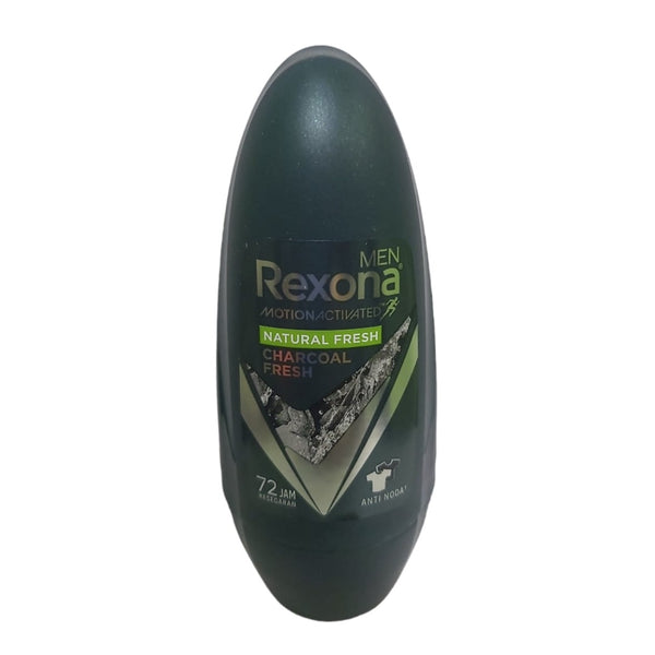 Rexona Men Motion Activated Charcoal Fresh Roll On 45ml – Al Barakah ...