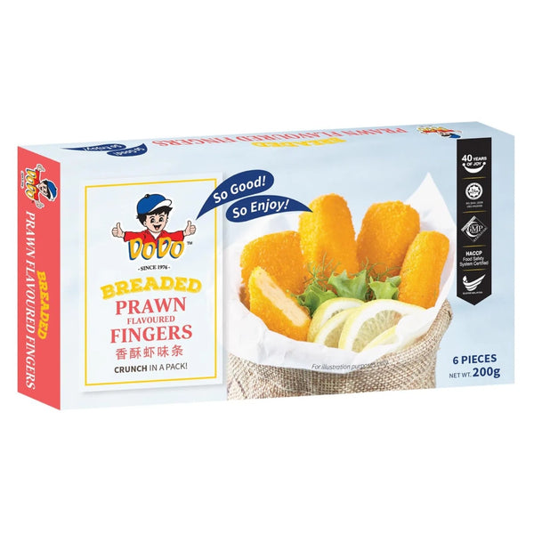 Dodo, Breaded Prawn Finger, 200 g – Al Barakah Health & Beauty Mart