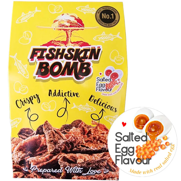 Maya Food Bomb, Crispy Salted Egg Fish Skin, 200 g – Al Barakah Health ...