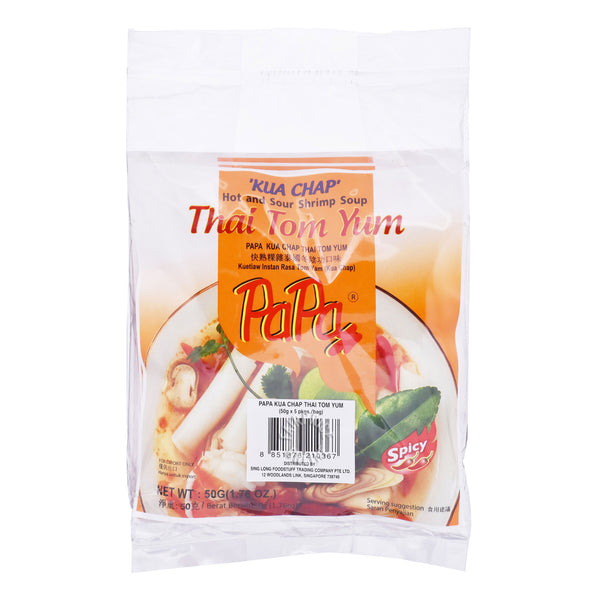 Papa, Instant Kua Chap Thai Tom Yum, 50 g x 5 packet (Buy 1 Free 1 Exp ...