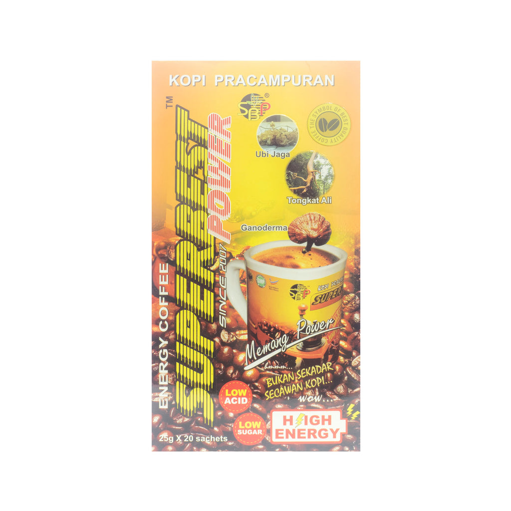 SuperBest Power, Kopi Pracampuran, 20 sachets X 25 g – Al Barakah Health & Beauty Mart