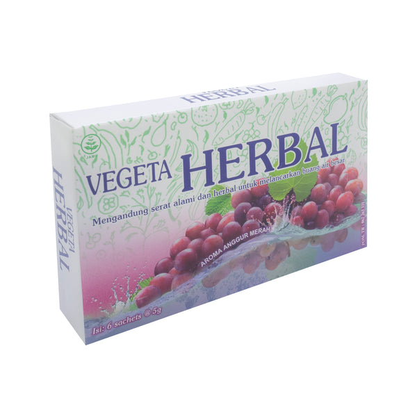 Vegeta, Herbal Anggur Merah, 6 sachets X 5 g – Al Barakah Health ...