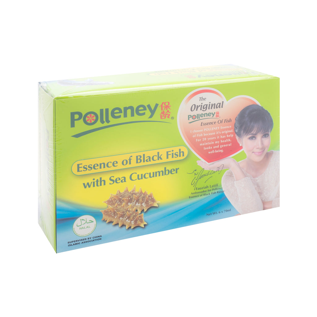 Polleney, Essence of Black Fish, with Sea Cucumber, 70 ml x 7 bottles ...