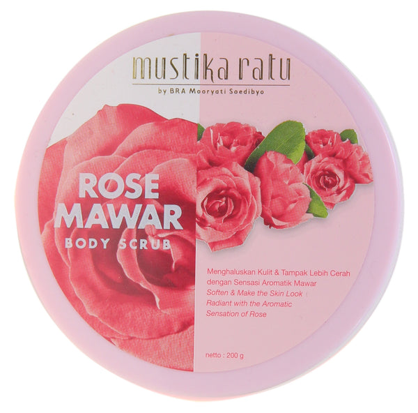 Mustika Ratu, Body Scrub Rose, 200 g – Al Barakah Health & Beauty Mart