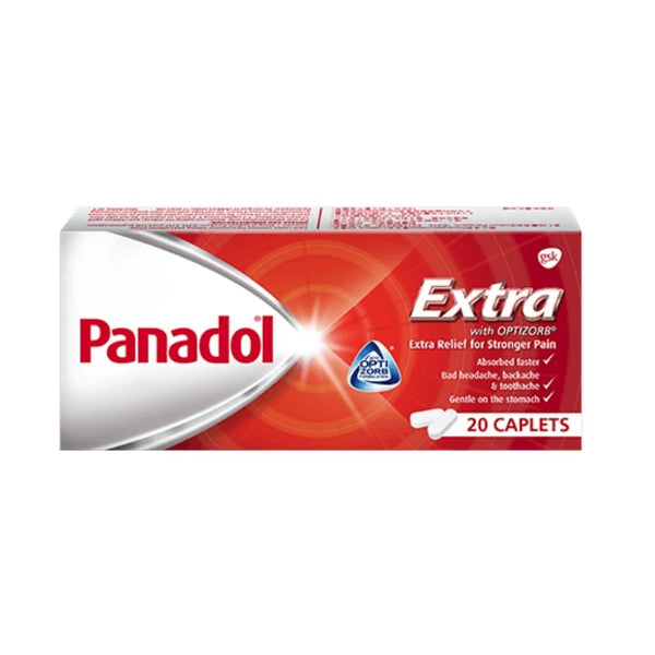 Panadol, Extra Optizorb, 20 Caps – Al Barakah Health & Beauty Mart
