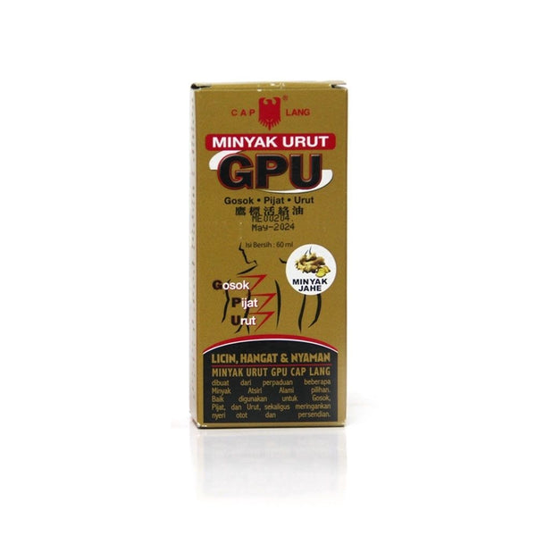 Cap Lang, Minyak Urut GPU, Ginger, 60 ml – Al Barakah Health & Beauty Mart