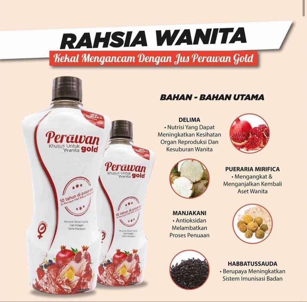 D'Herbs, Juice Perawan Gold, 260 ml – Al Barakah Health & Beauty Mart