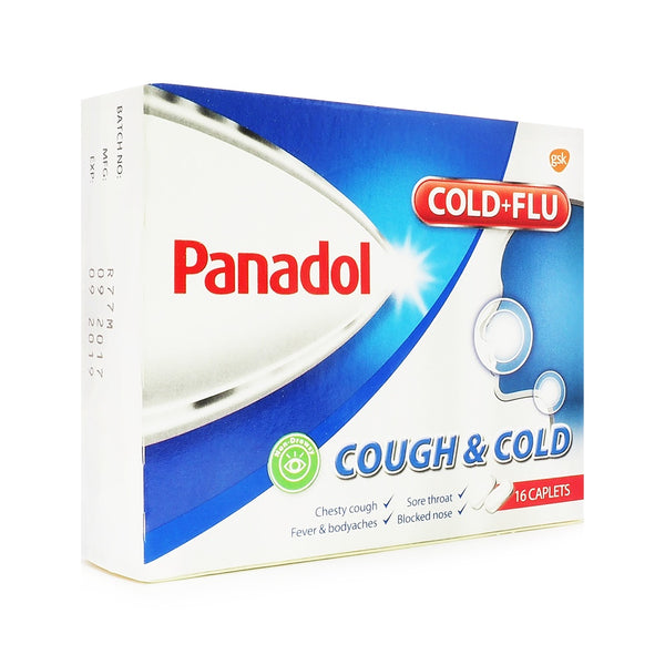 Panadol, Cough & Cold, 16 caplets – Al Barakah Health & Beauty Mart