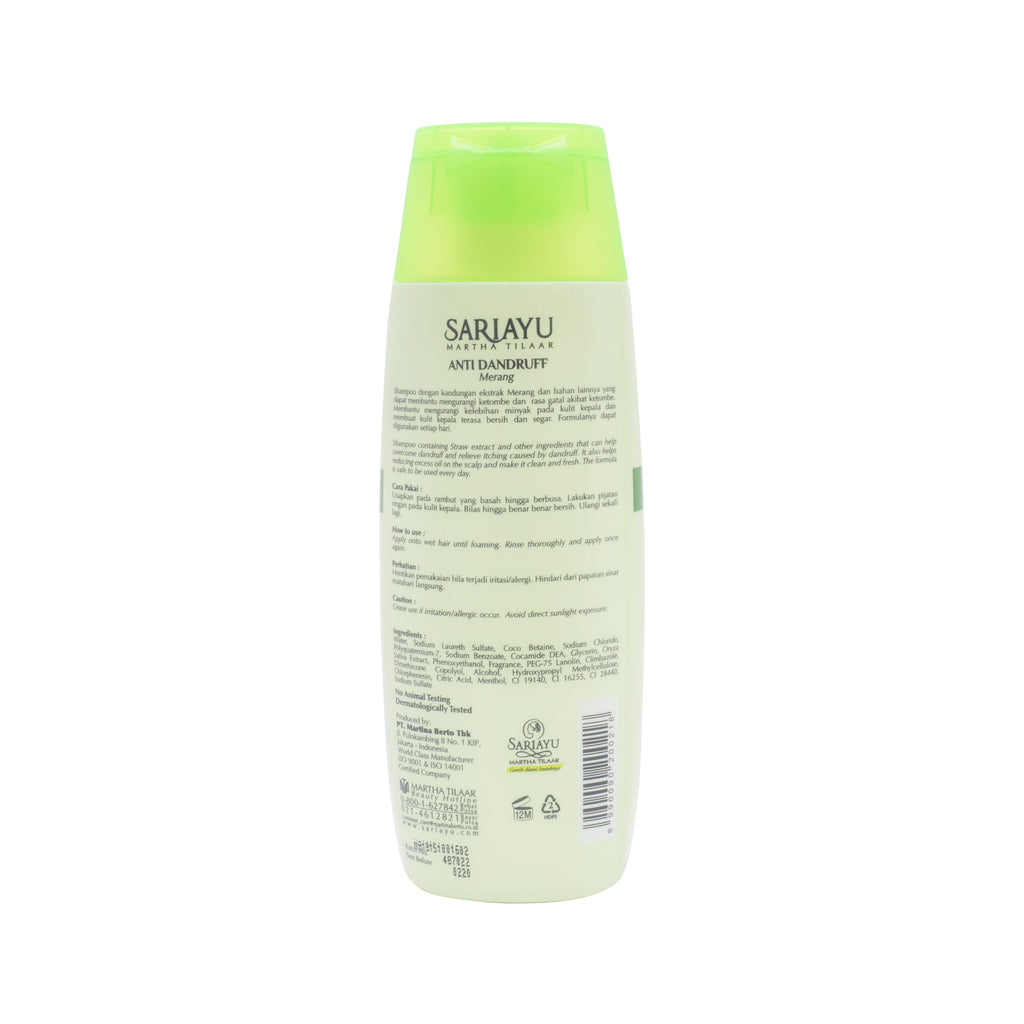 Sariayu, Shampoo Merang (Anti Dandruff), 170 ml – Al Barakah Health ...