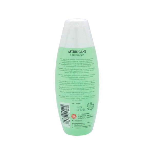Viva, Face Tonic Astringent Cucumber, 100 ml – Al Barakah Health ...