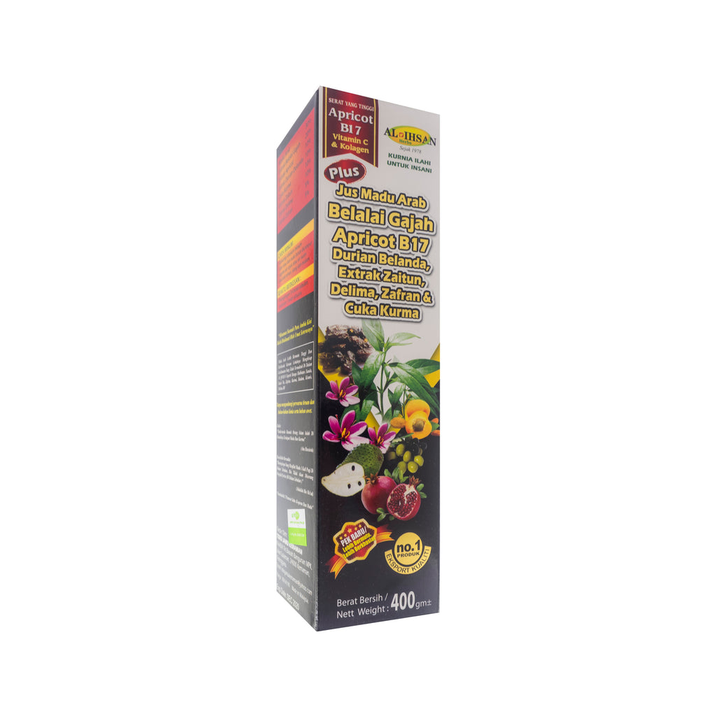 Al Ihsan, Jus Madu Arab Belalai Gajah Apricot B17, 500 ml – Al Barakah ...