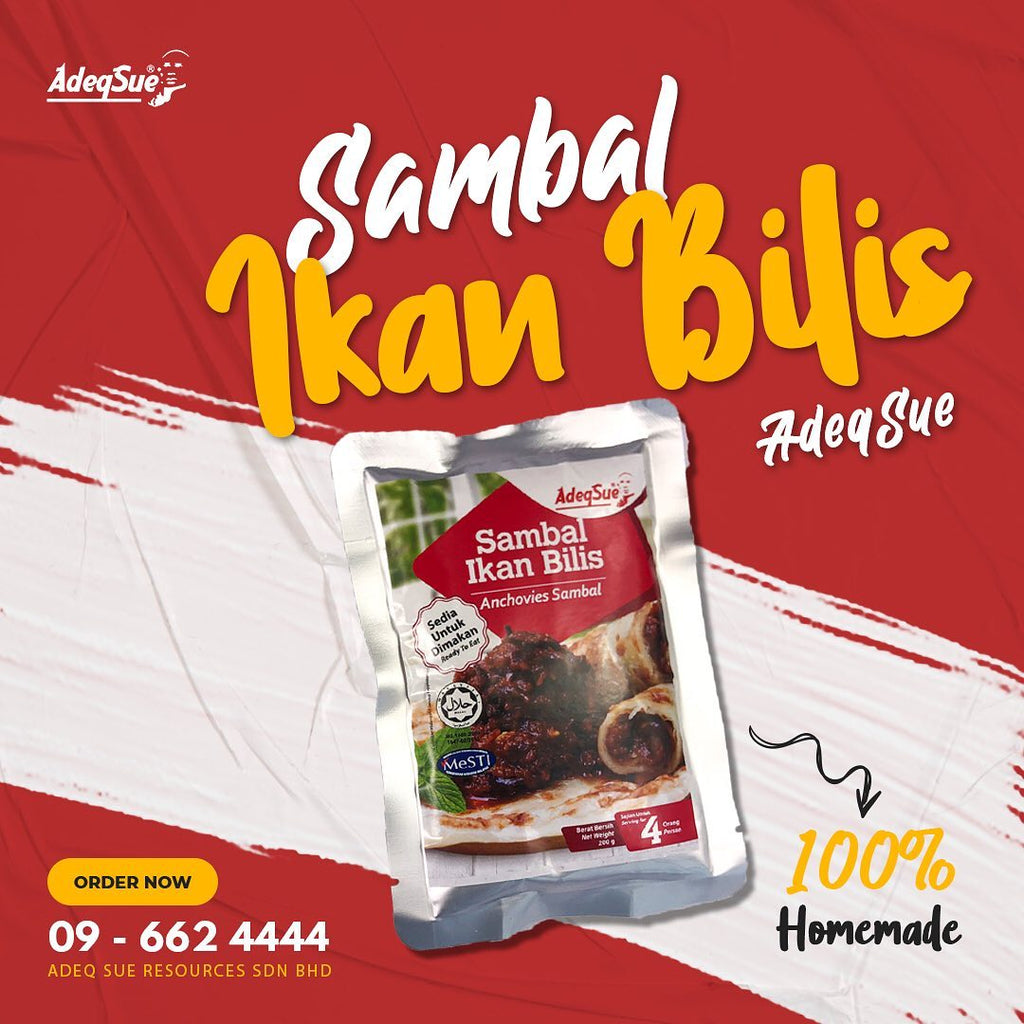 Adeq Sue, Sambal Ikan Bilis, 200 g – Al Barakah Health & Beauty Mart