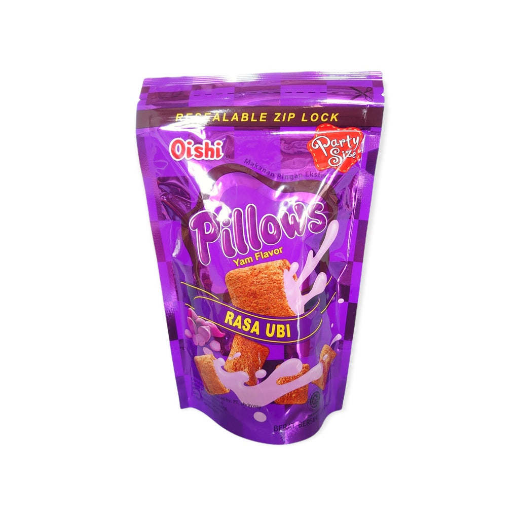 Oishi, Pillows Yam Ubi Flavor, 100 g – Al Barakah Health & Beauty Mart