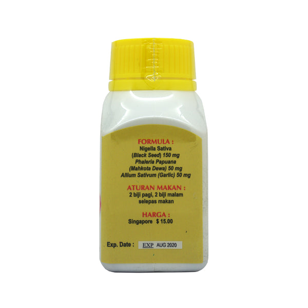 Shifa, Habbatus Sauda Plus Mahkota Dewa & Bawang Putih, 60 capsules ...