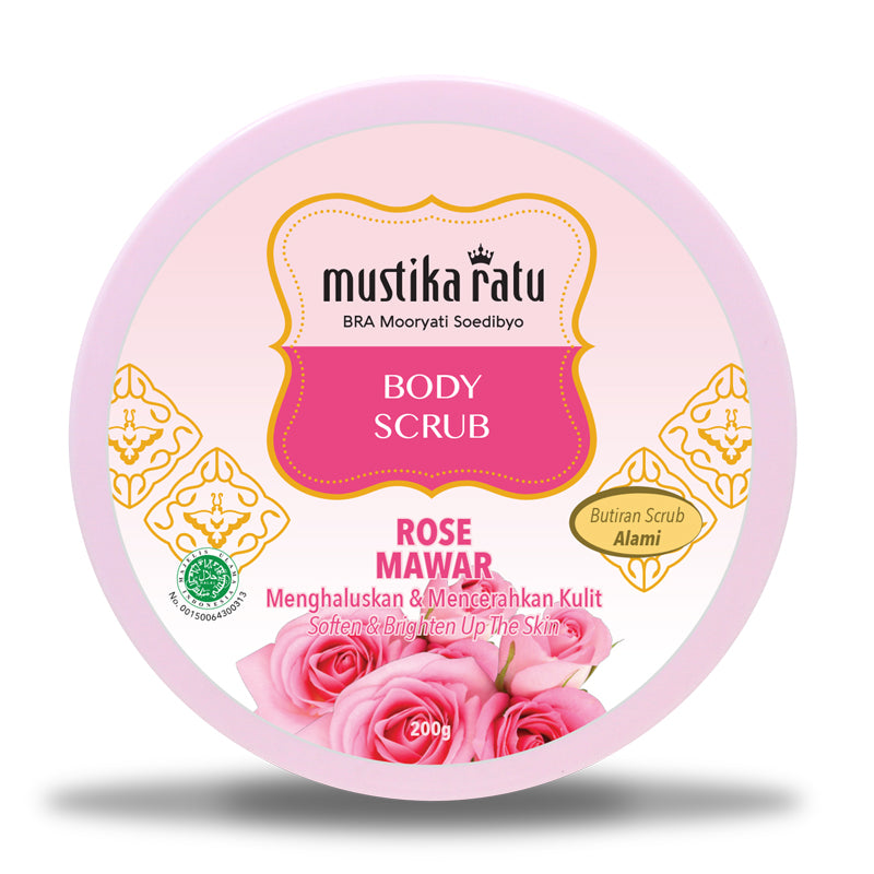 Mustika Ratu, Body Scrub Rose, 200 g – Al Barakah Health & Beauty Mart