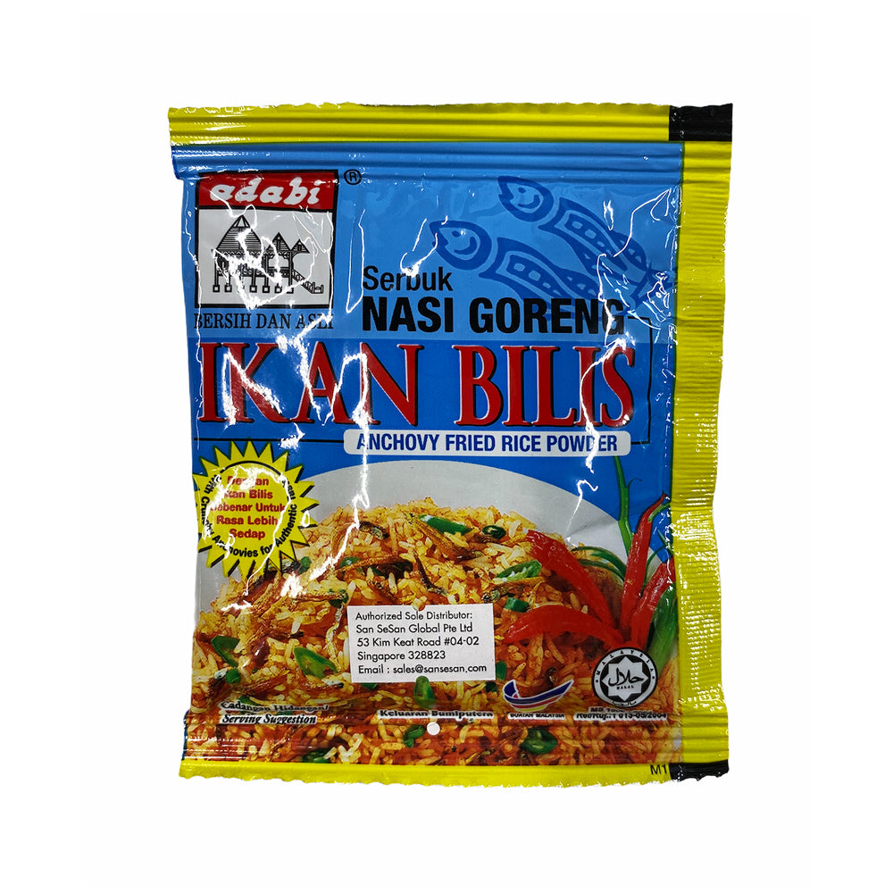 Adabi, Serbuk Nasi Goreng Ikan Bilis, 17 g – Al Barakah Health & Beauty ...