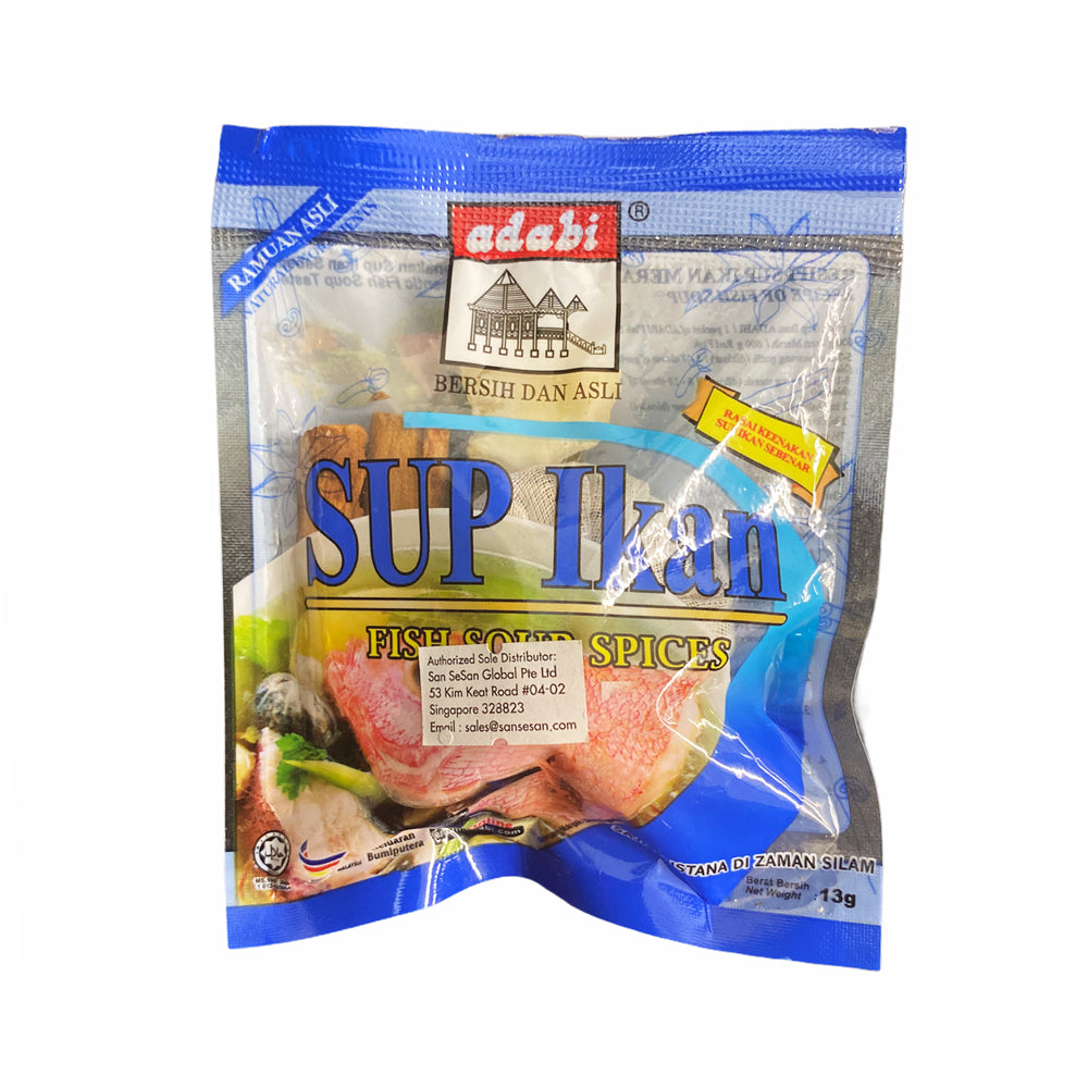 Adabi, Sup Ikan, Fish Soup Spices, 13 g – Al Barakah Health & Beauty Mart