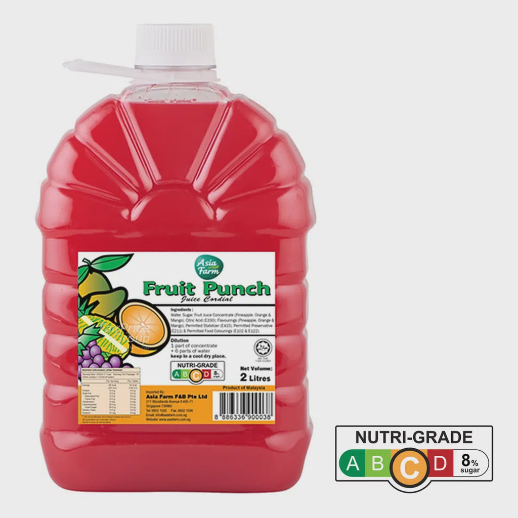 Asia Farm, Fruit Punch Syrup, 2 Litres – Al Barakah Health & Beauty Mart