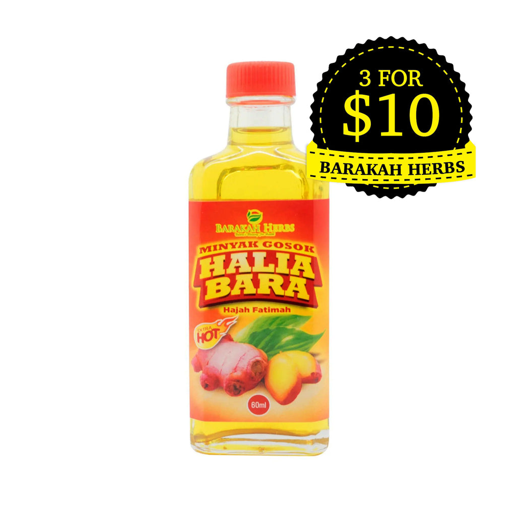 Barakah Herbs, Minyak Gosok Halia Bara Extra Hot, 60 ml – Al Barakah ...