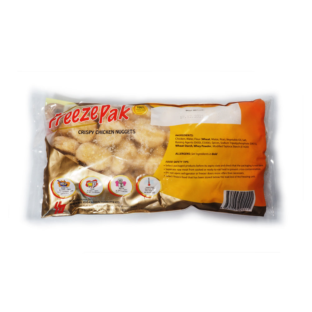 Freeze Pak, Crispy Chicken Nuggets, 1 kg – Al Barakah Health & Beauty Mart