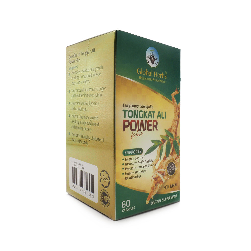 Global Herbs, Tongkat Ali Power Plus, 60 capsules – Al Barakah Health ...