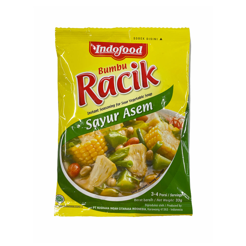 Indofood, Bumbu Racik Sayur Asem, 33 g – Al Barakah Health & Beauty Mart