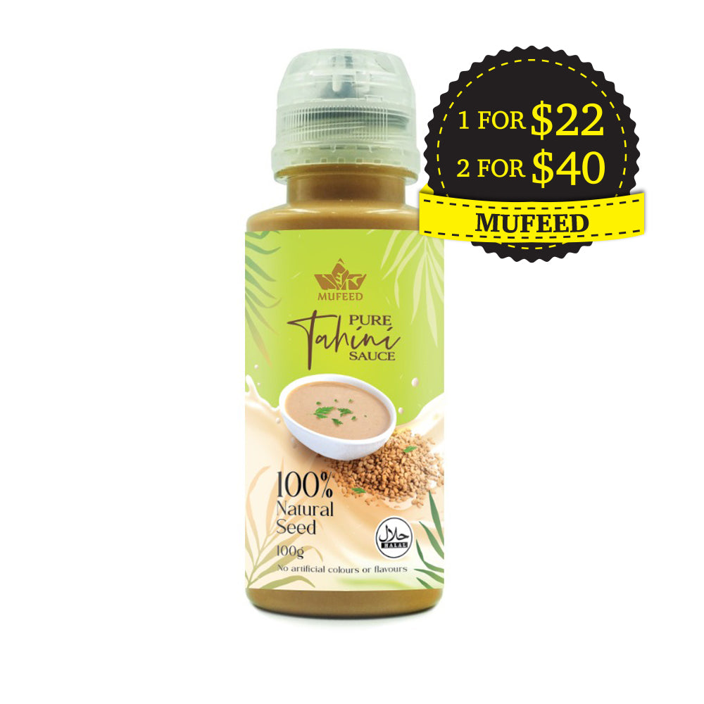 Mufeed, Pure Tahini Sauce, 100 g – Al Barakah Health & Beauty Mart