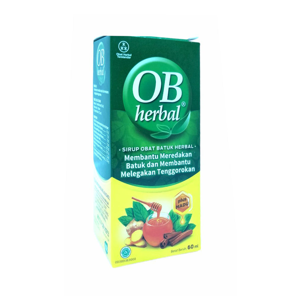 OB Herbal, Sirup Batuk Herbal, 60 ml – Al Barakah Health & Beauty Mart