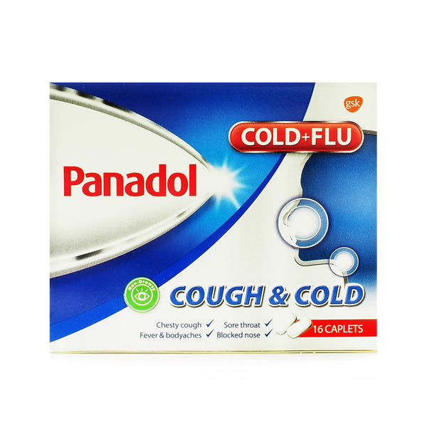 Panadol, Cough & Cold, 16 caplets – Al Barakah Health & Beauty Mart