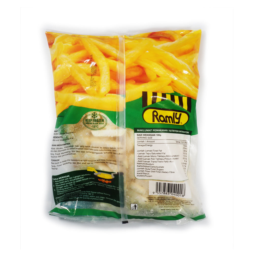 Ramly, French Fries Straight Cut, 1 kg – Al Barakah Health & Beauty Mart