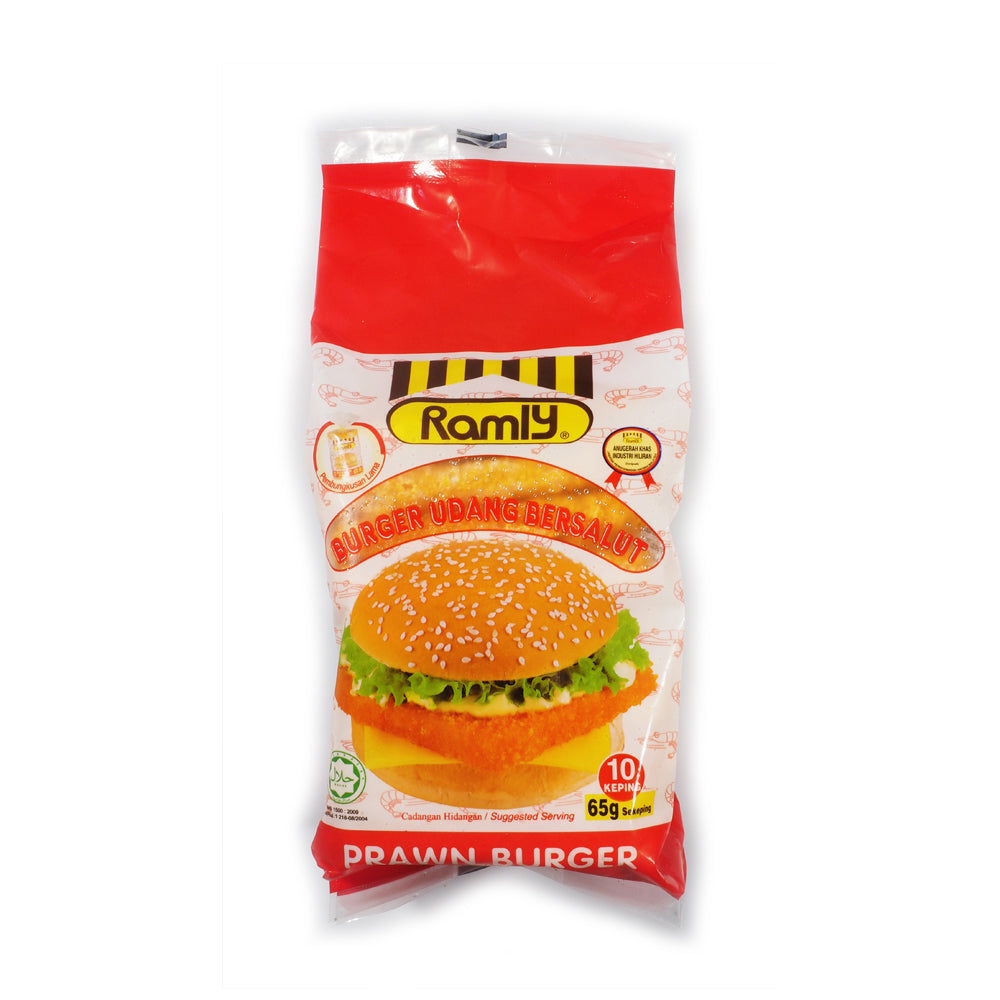 Ramly, Burger Udang Bersalut 10 Keping, 65 g – Al Barakah Health ...