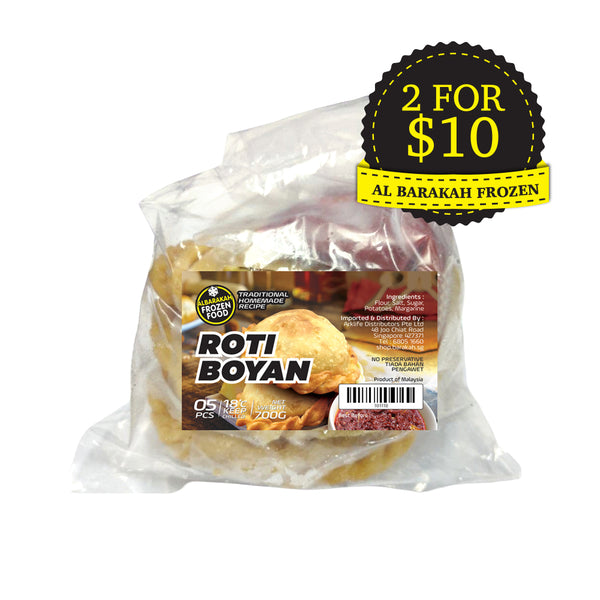 Al Barakah Frozen, Roti Boyan, 5 pcs – Al Barakah Health & Beauty Mart