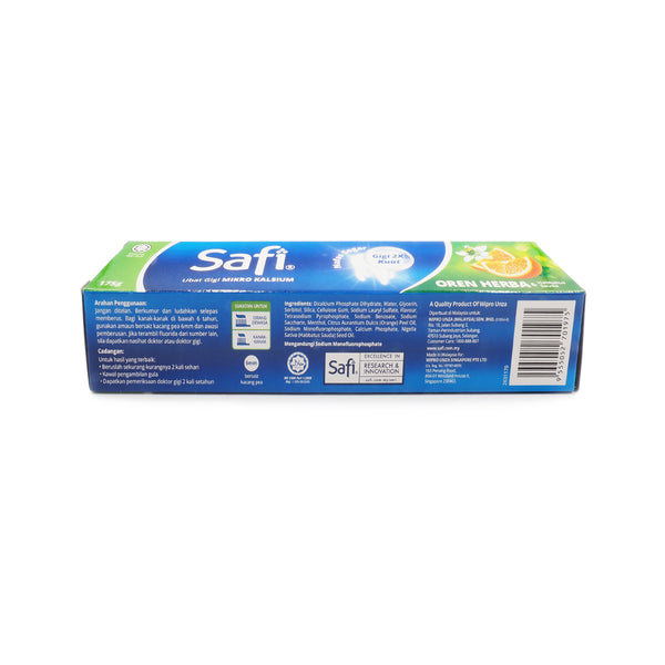 Safi, Ubat Gigi Oren Herba, 175 g – Al Barakah Health & Beauty Mart