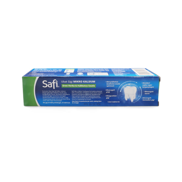 Safi, Ubat Gigi Oren Herba, 175 g – Al Barakah Health & Beauty Mart