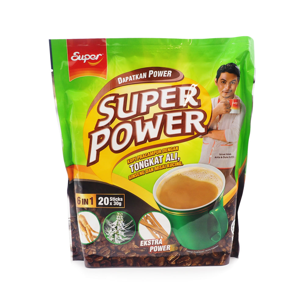 Super Power, Kopi Tongkat Ali 6 in 1, 20 sachets X 30 g – Al Barakah ...