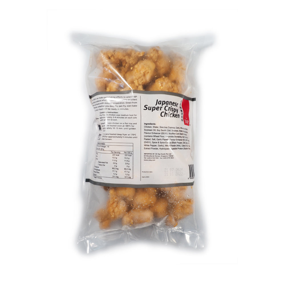 CS Tay, Japanese Super Crispy Chicken, 1 kg – Al Barakah Health ...