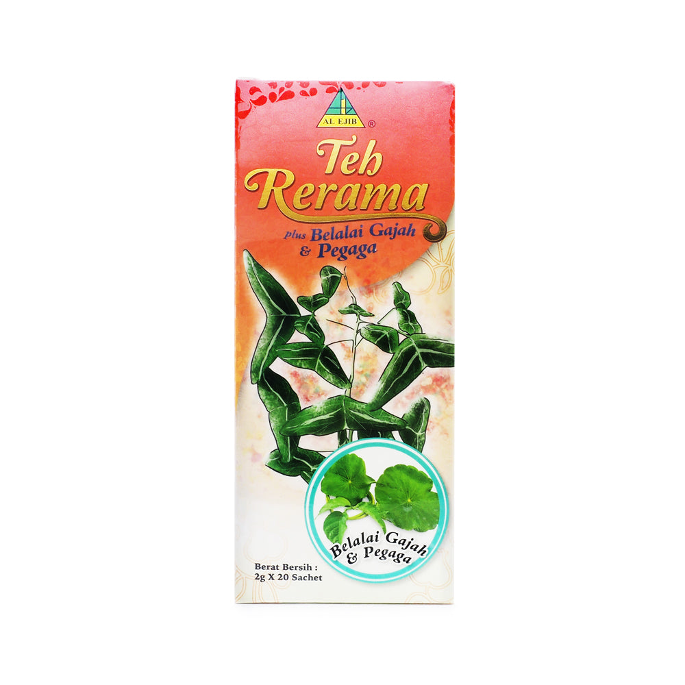 Al Ejib, Teh Rerama + Belalai Gajah & Pegaga, 20 sachets x 2 g – Al ...