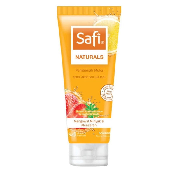 Safi, Naturals, Facial Cleanser, Ekstrak Strawberi Lemon & Habbatus Sa ...