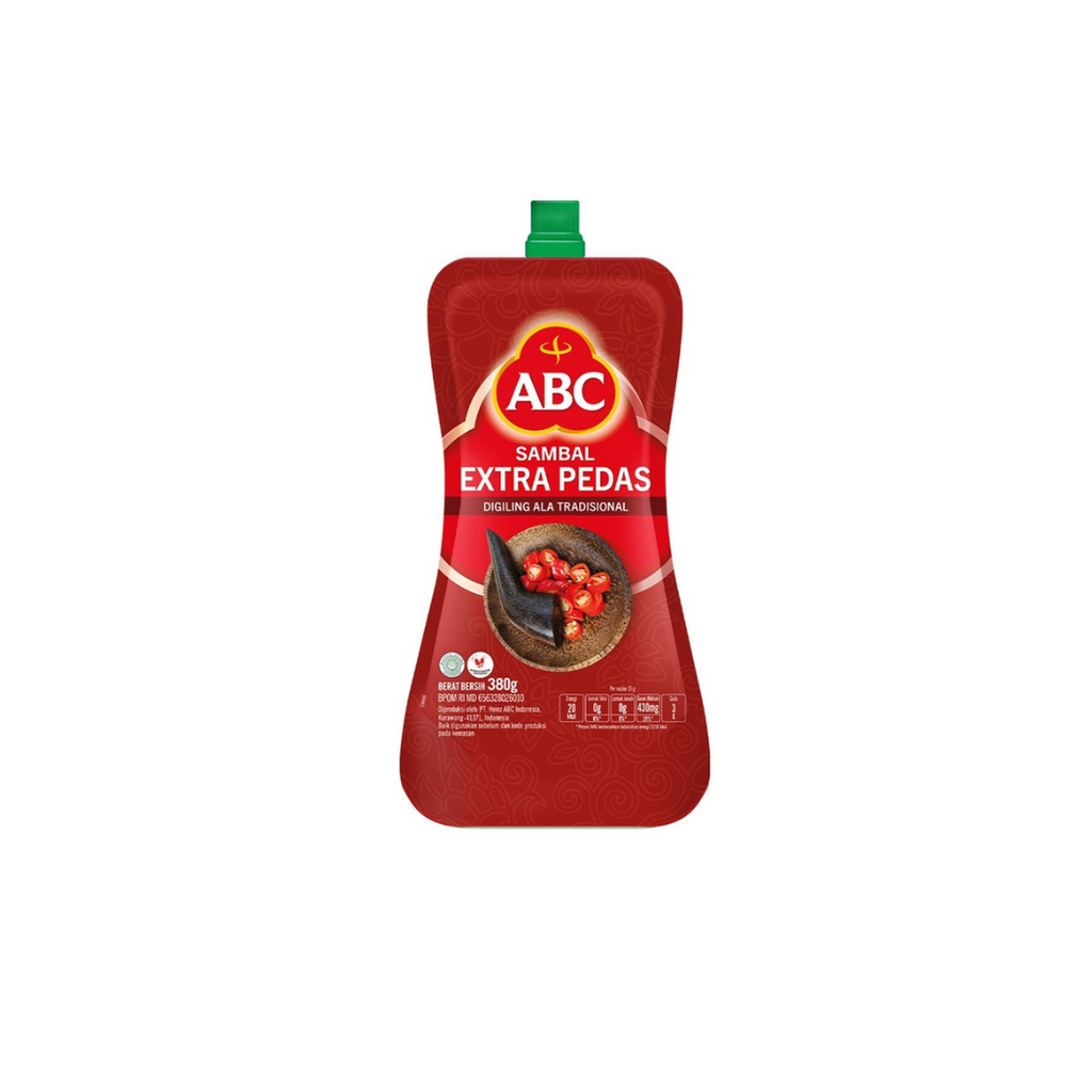 Abc, Sambal Extra Pedas Pouch, 380 g – Al Barakah Health & Beauty Mart