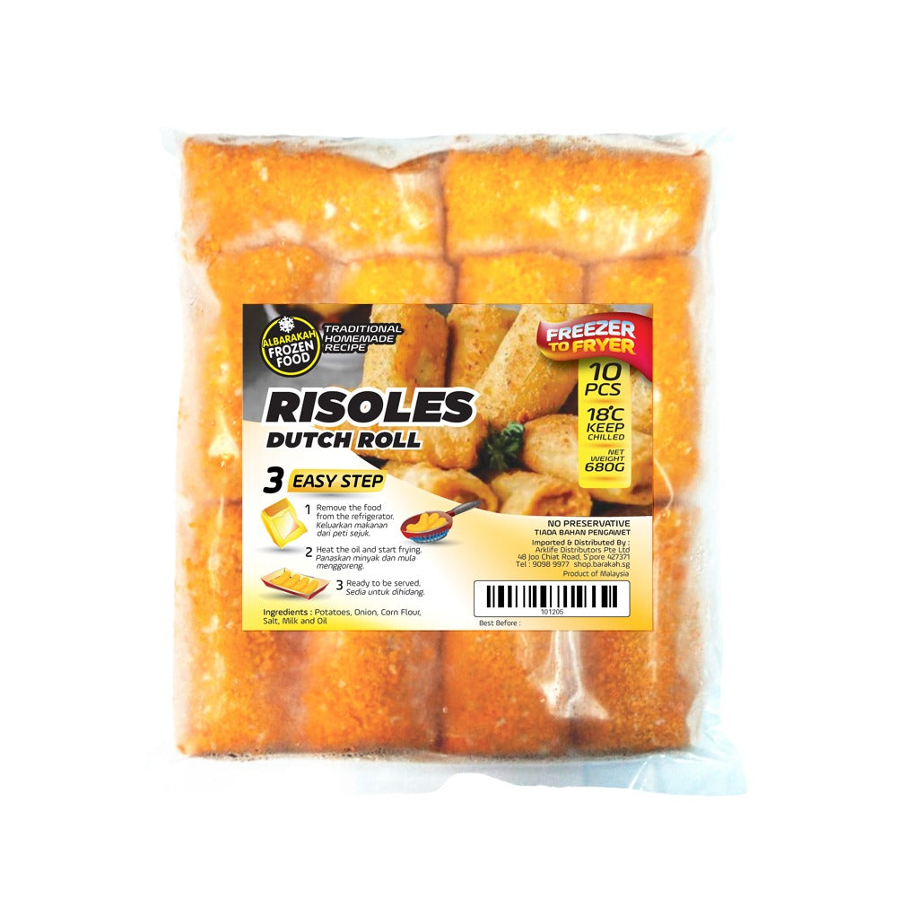 Al Barakah Frozen, Risoles Dutch Roll, 10 pcs – Al Barakah Health ...