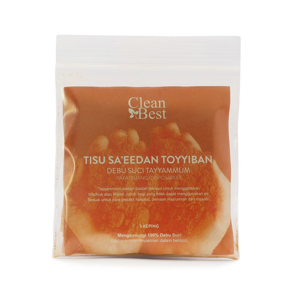 Clean Best, Tisu Sa'eedan Toyyiban, 5 Pieces – Al Barakah Health ...